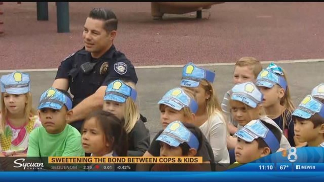 Sweetening the bond between cops and kids | cbs8.com