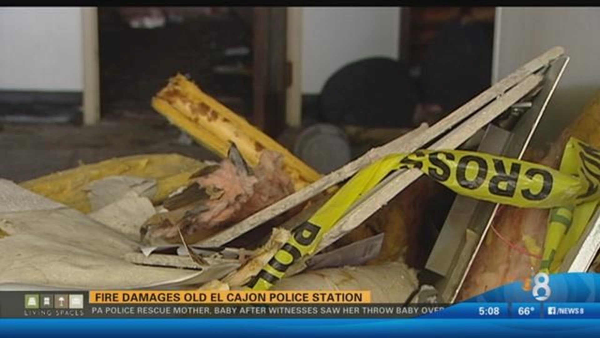 Fire damages old El Cajon police station | cbs8.com