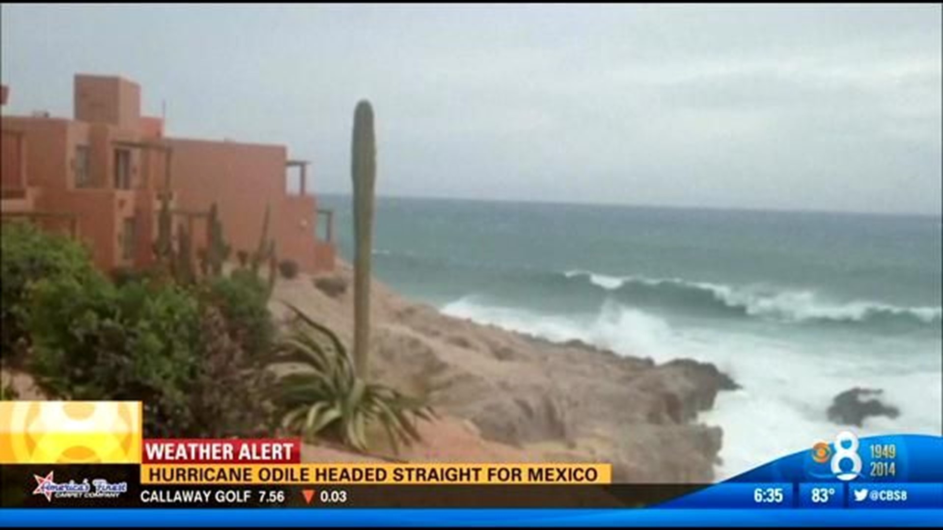 Powerful Hurricane Odile aims at Mexico's Baja | cbs8.com