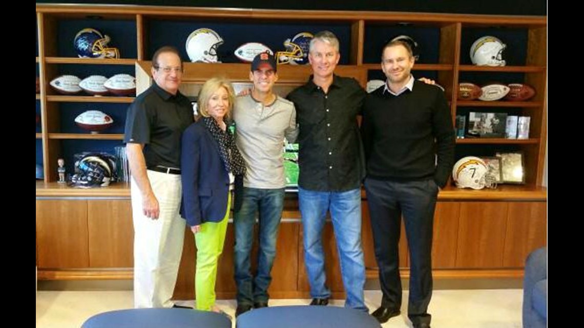 Kyle Kraska on the mend, thanks the Chargers | cbs8.com