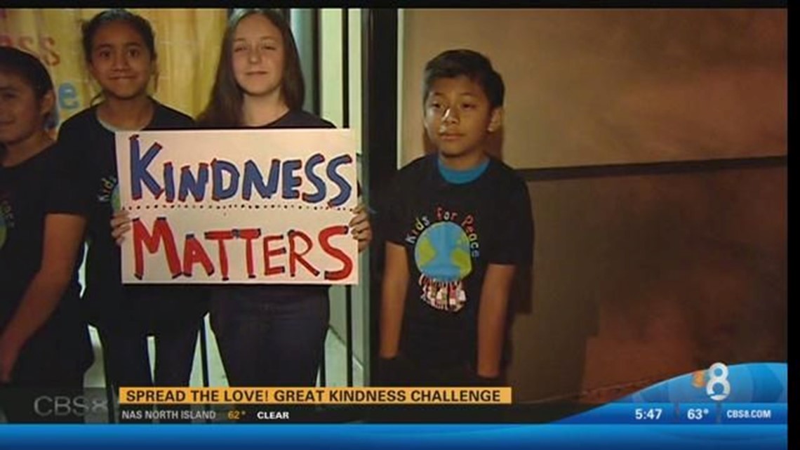 Spread the love! Great Kindness Challenge | cbs8.com