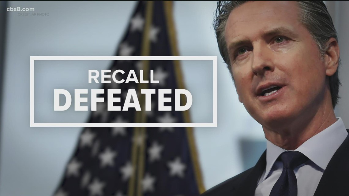 Republican candidates reflect after loss in recall election | cbs8.com