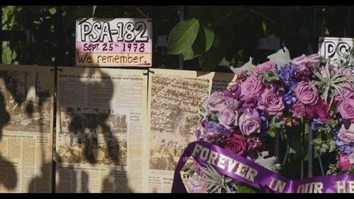 City and state representatives remember PSA Flight 182 crash on 40th ...