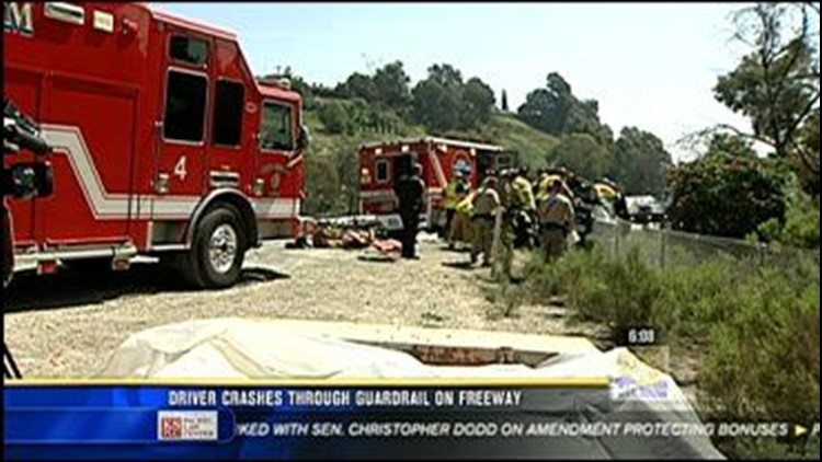 Woman Sustains Serious Injuries in Crash on I-805 | cbs8.com