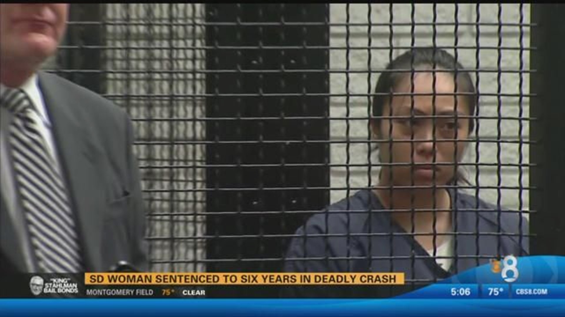 San Diego woman sentenced to 6 years in deadly crash | cbs8.com