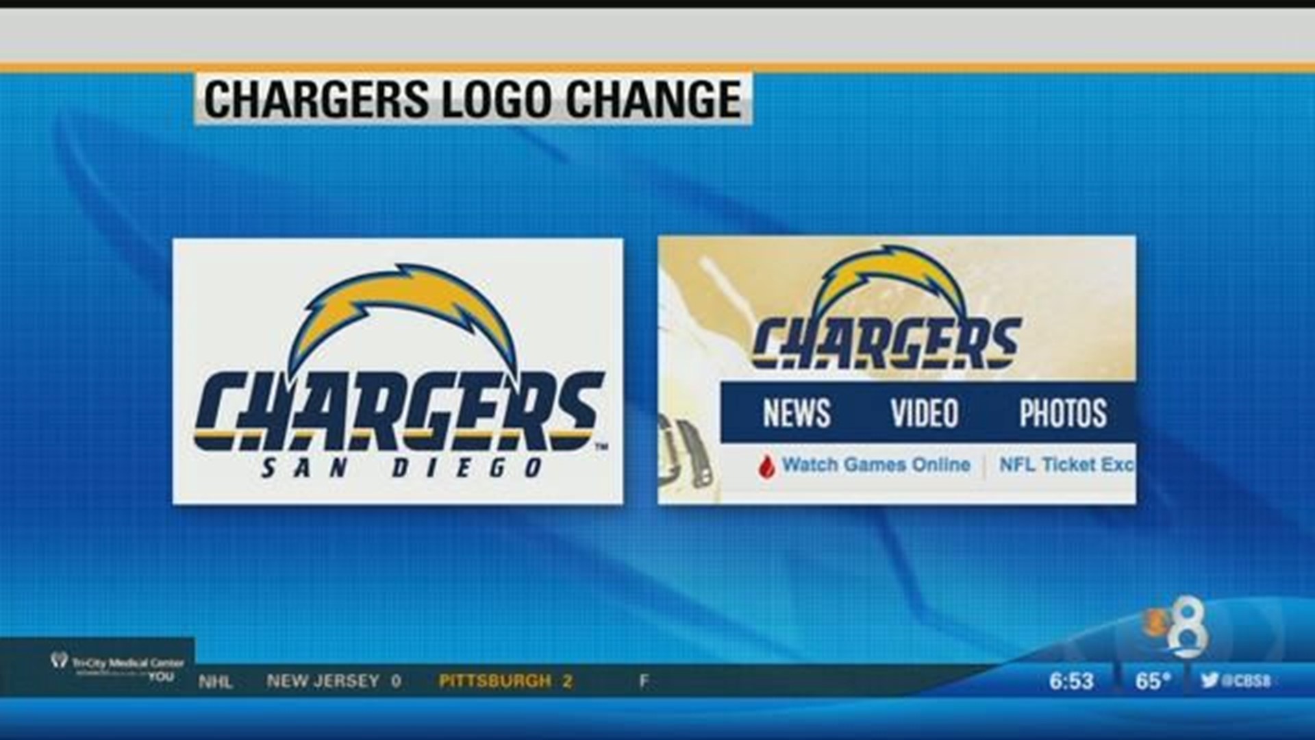 Chargers logo change | cbs8.com