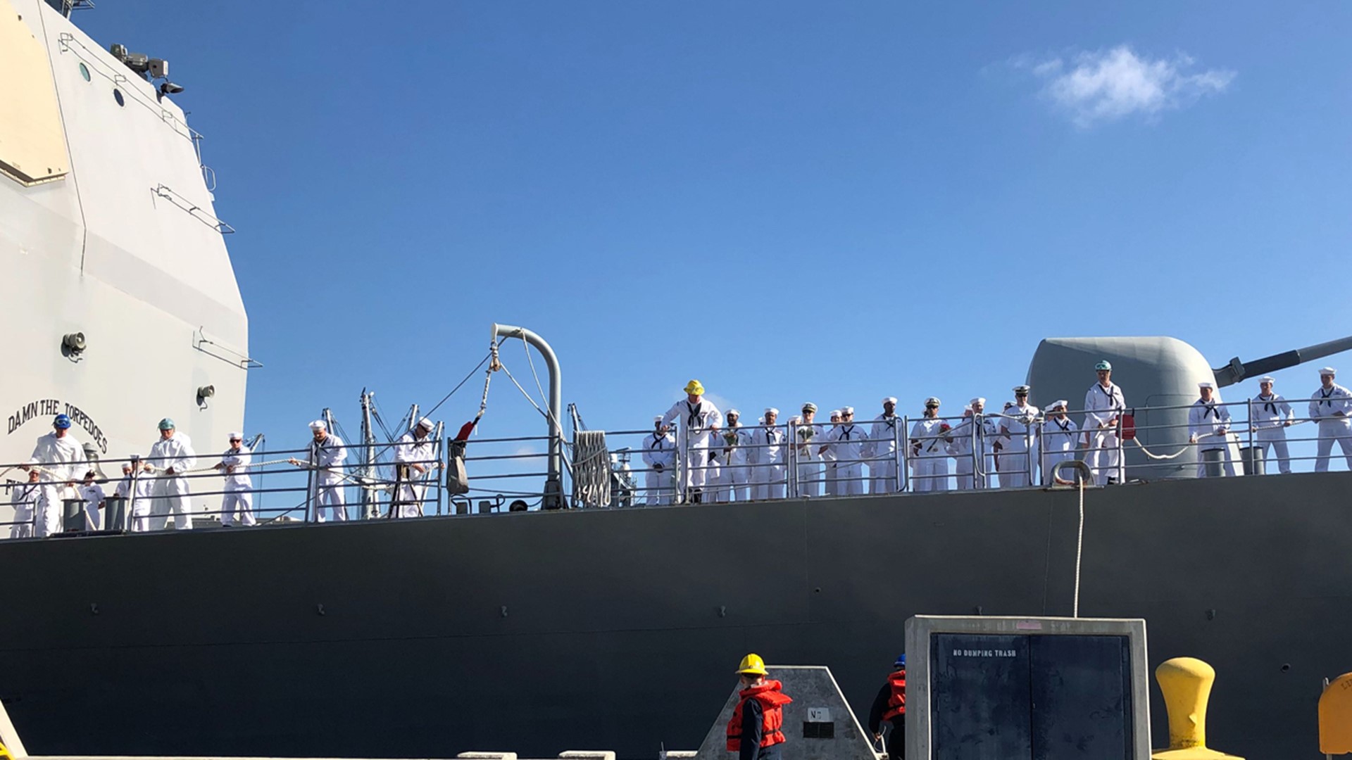 USS Mobile Bay returns to San Diego from deployment | cbs8.com