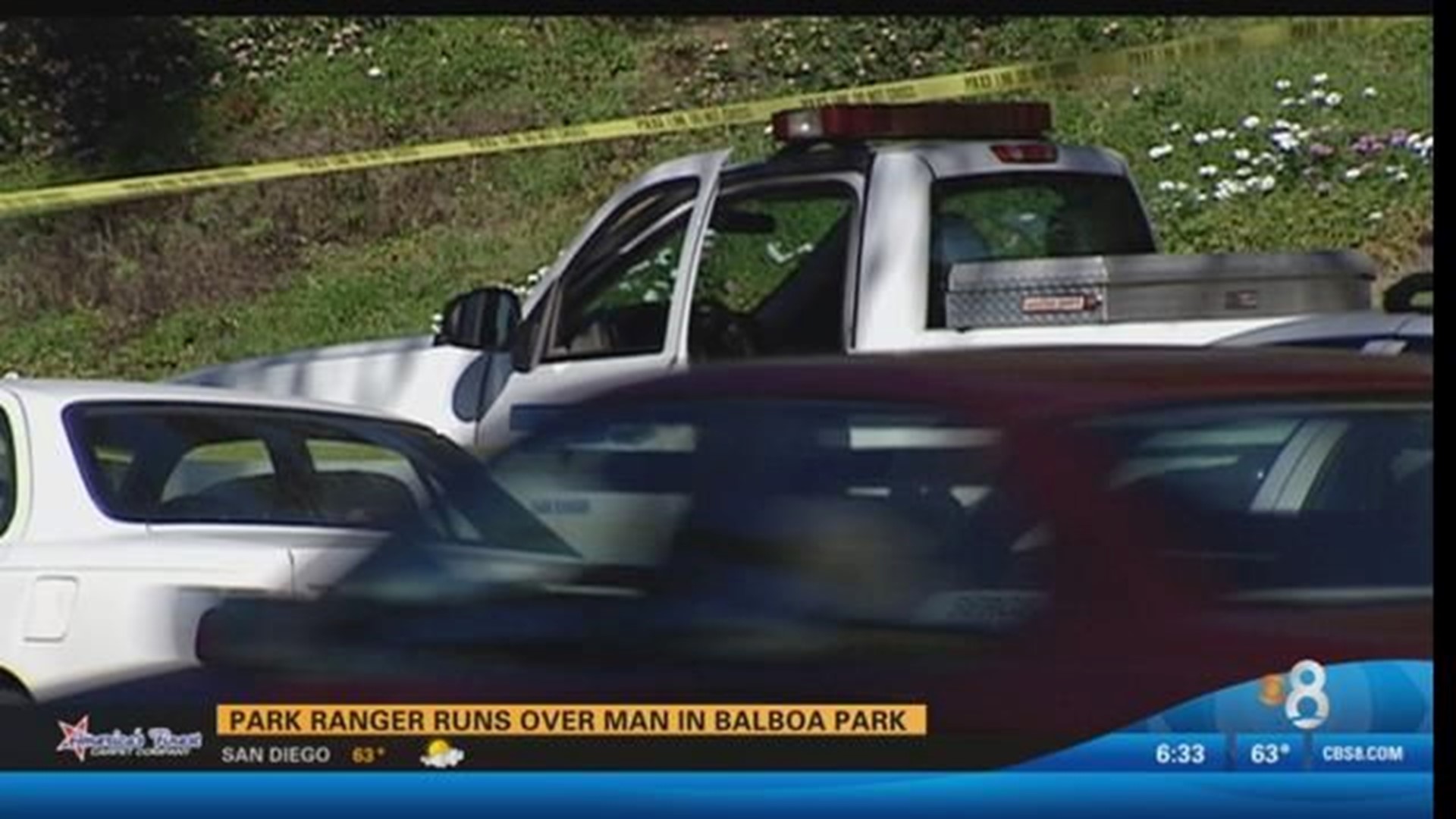 Park ranger runs over man in Balboa Park | cbs8.com