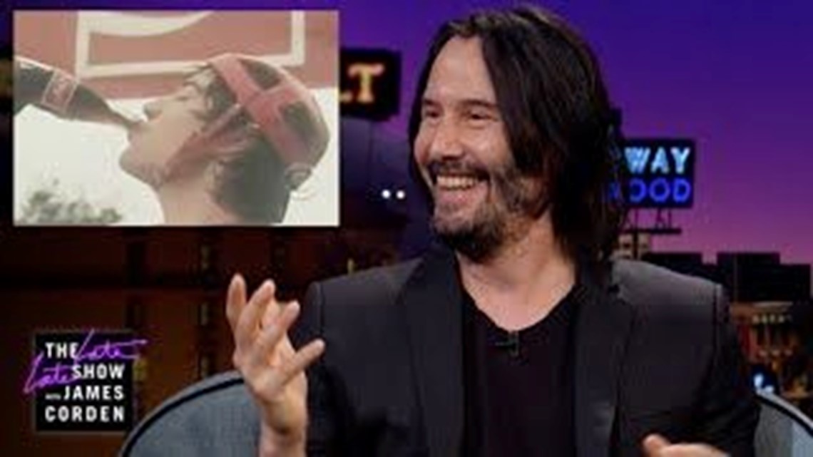 Keanu Reeves Watches His 1980s Coca-Cola Commercial | cbs8.com