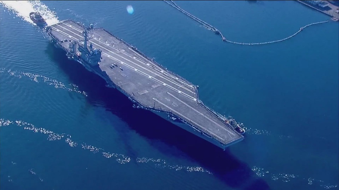 San Diego-based aircraft carrier USS Abraham Lincoln involved in Iran ...