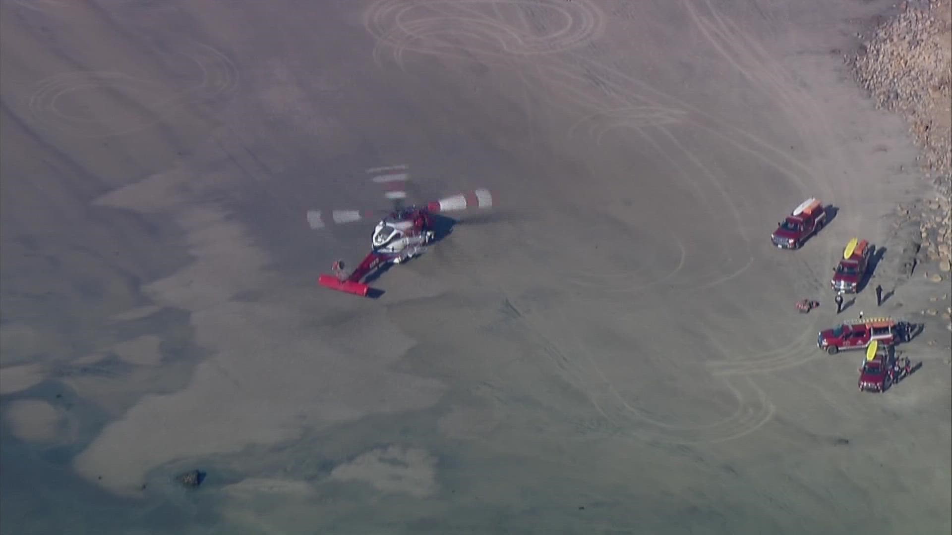 Rescue operation underway for man who reportedly fell more than 50 feet ...