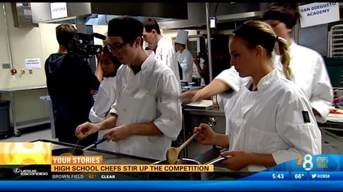 High school chefs stir up the competition | cbs8.com