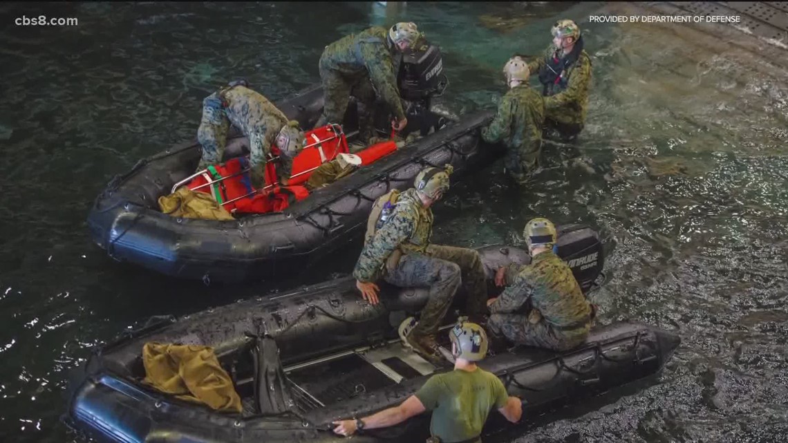 AAV recovery that killed 8 Marines, 1 Sailor underway | cbs8.com