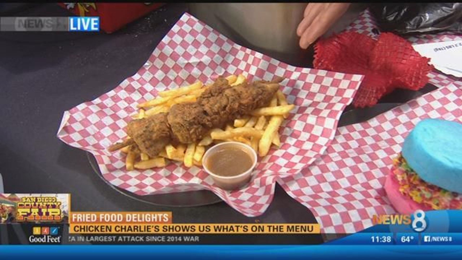 Chicken Charlie shows what's on the menu at the SD County Fair | cbs8.com