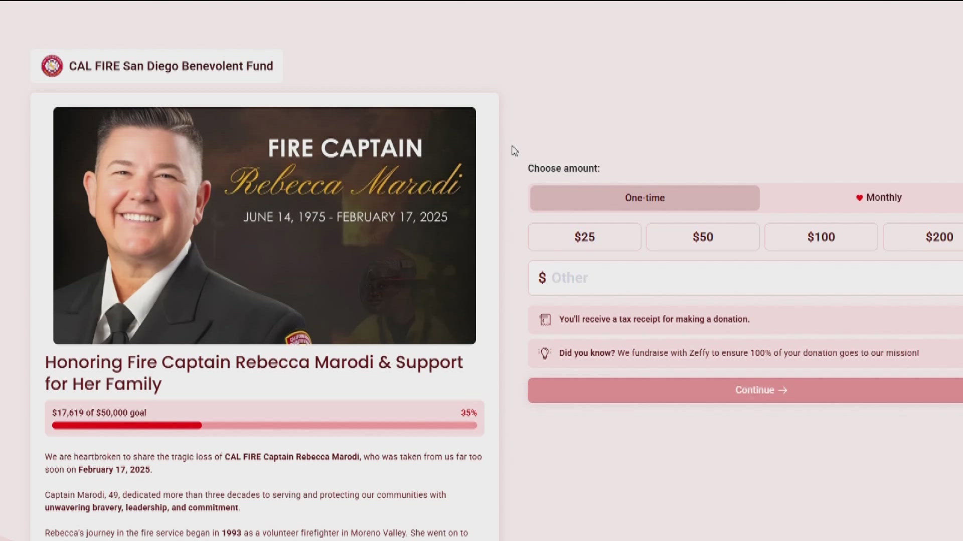 Fundraiser set for slain fire captain as search for her killer ...