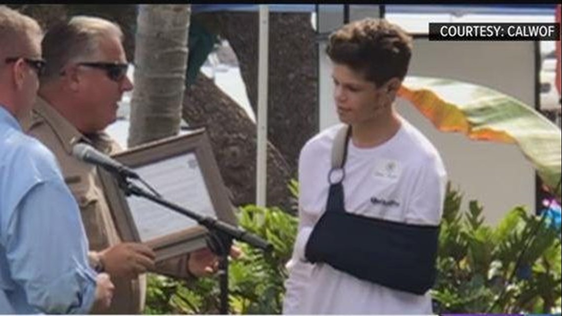 Encinitas shark attack victim receives incredible gift from California ...