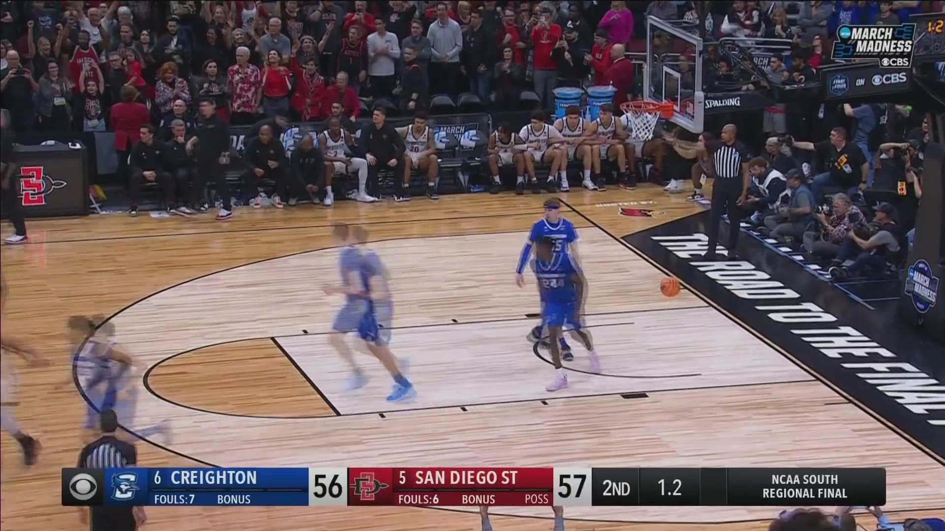 SDSU Aztecs head to the Final Four | The highlights of the game | cbs8.com