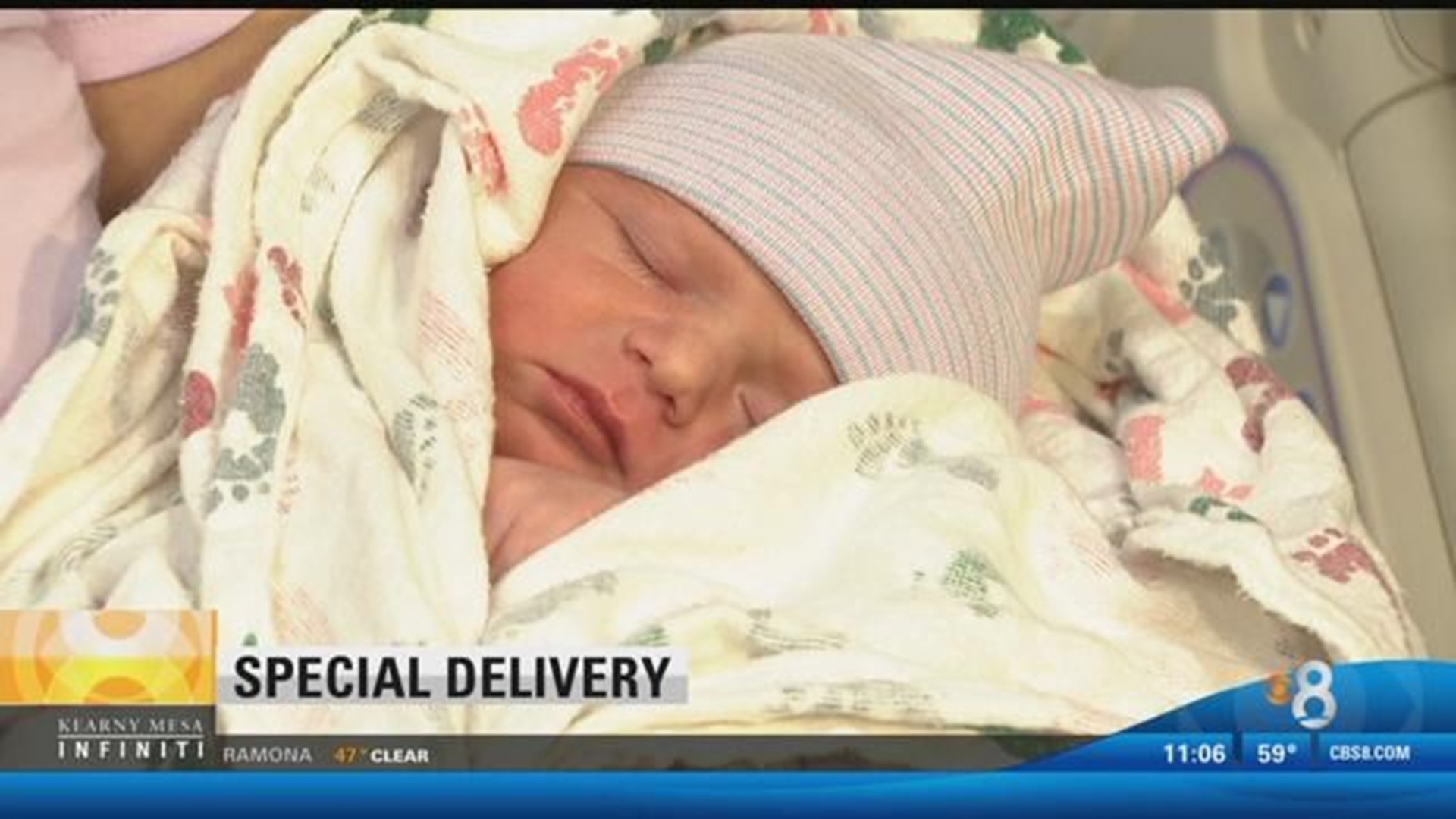SDPD Officers help deliver baby at post office | cbs8.com