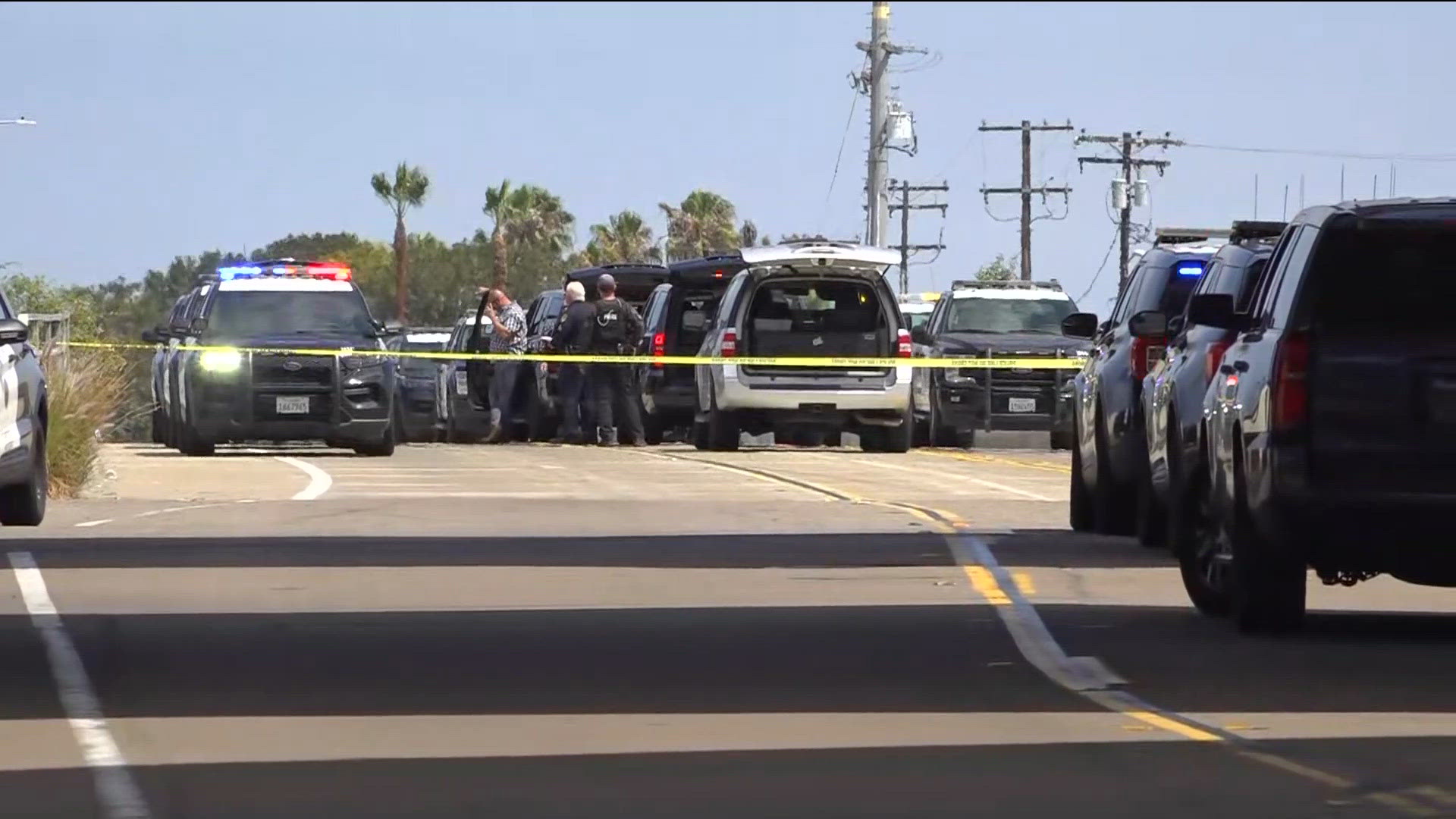 Police searching for suspect in officer involved shooting near San ...