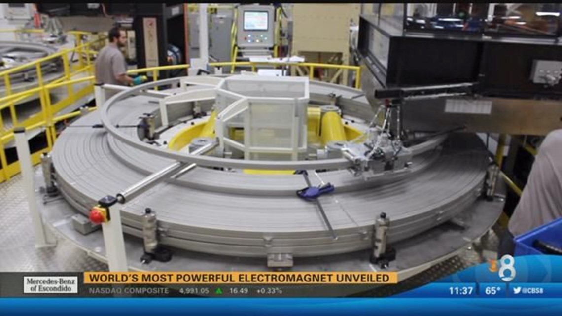 World's most powerful electromagnet unveiled | cbs8.com