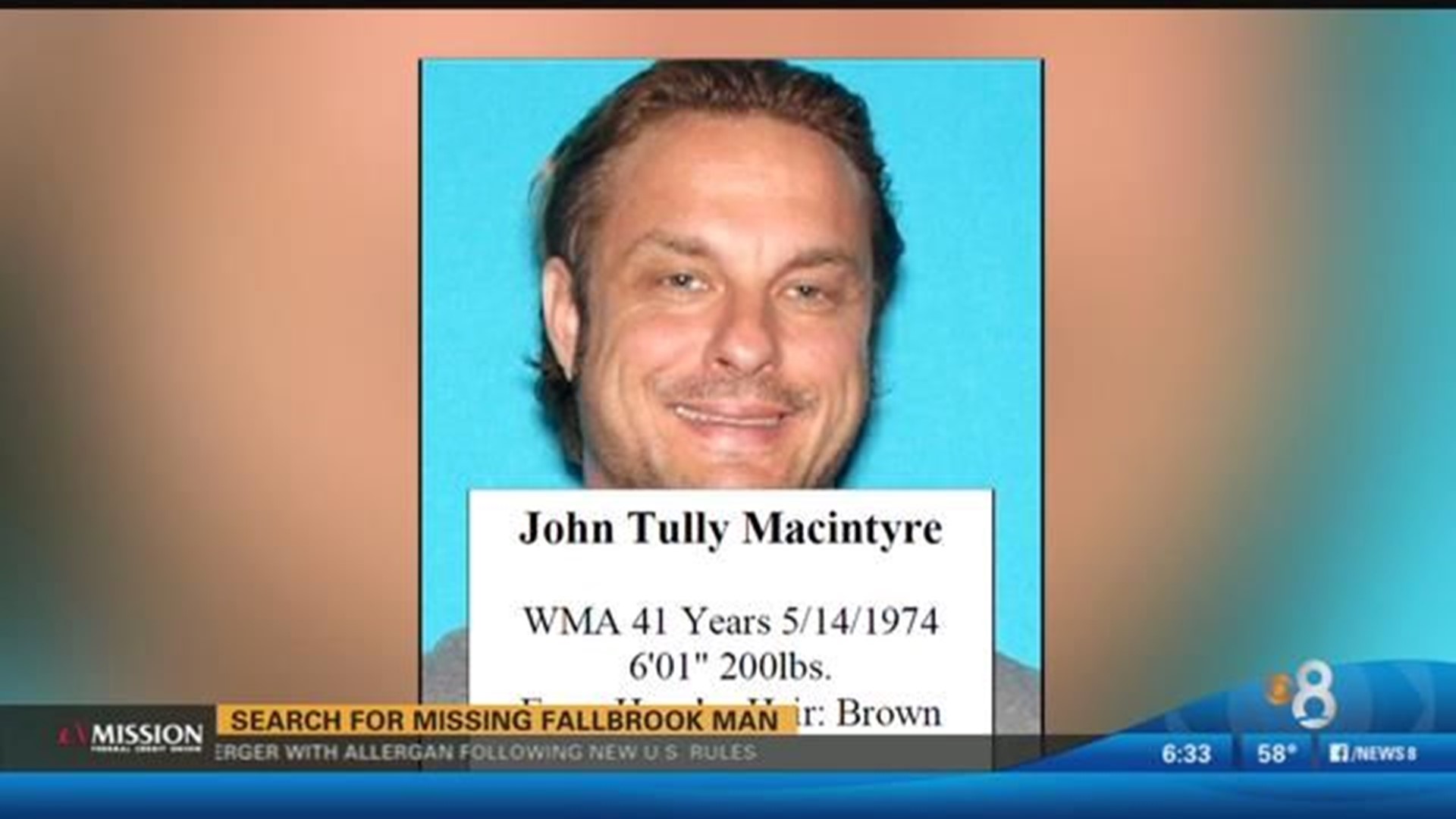 Search for missing Fallbrook man | cbs8.com