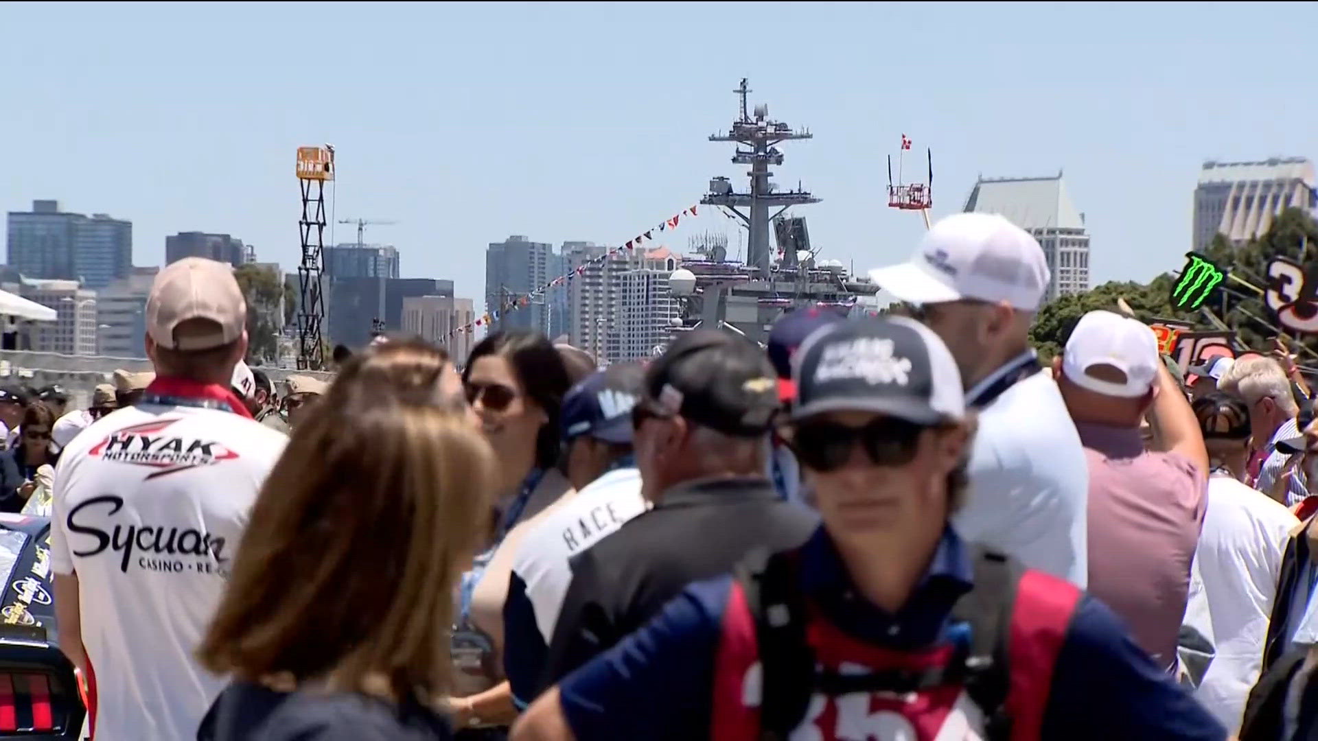 NASCAR weekend wraps up after drawing thousands to Naval Base Coronado ...