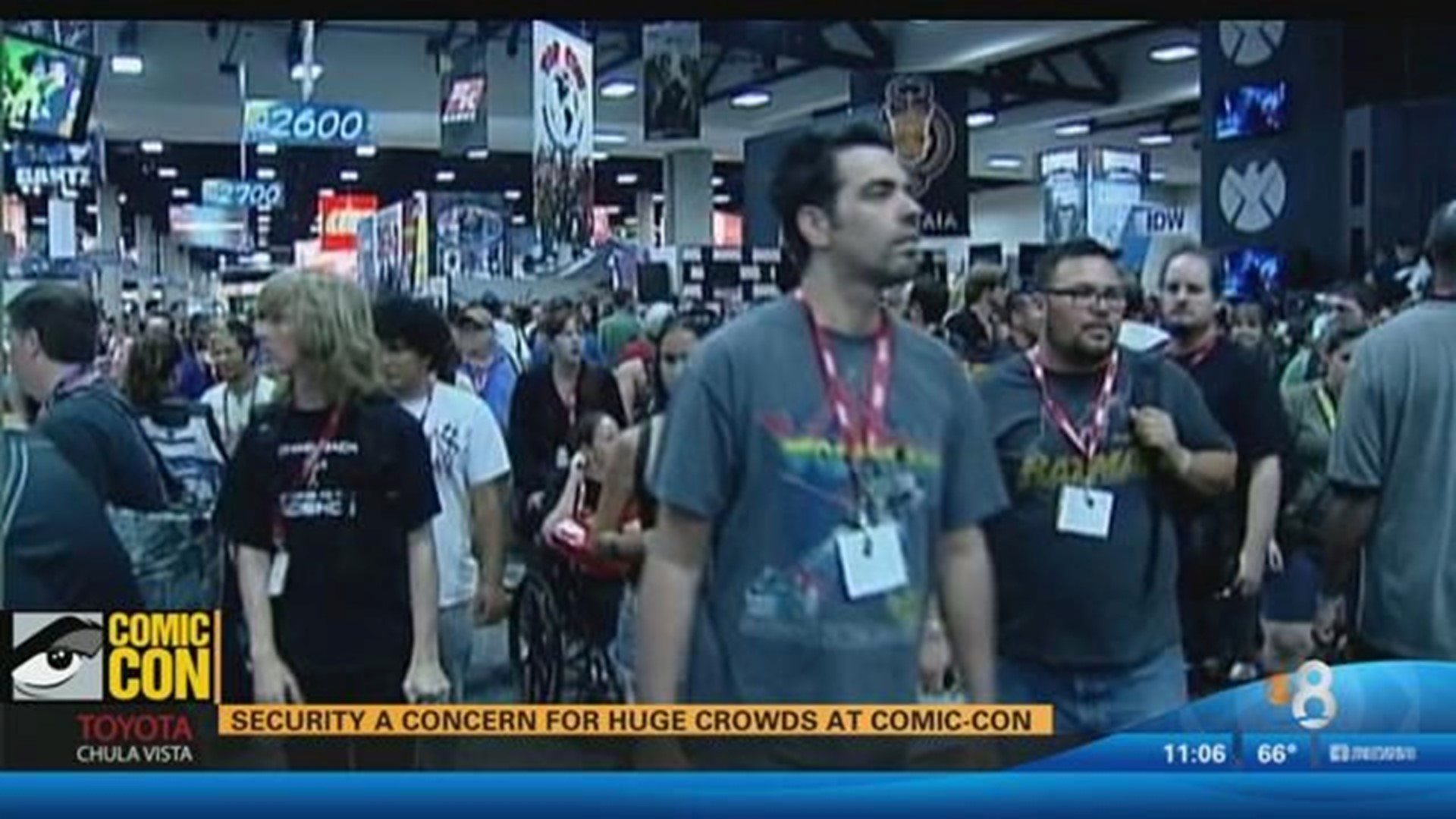 Security a concern for huge crowds at Comic-Con | cbs8.com