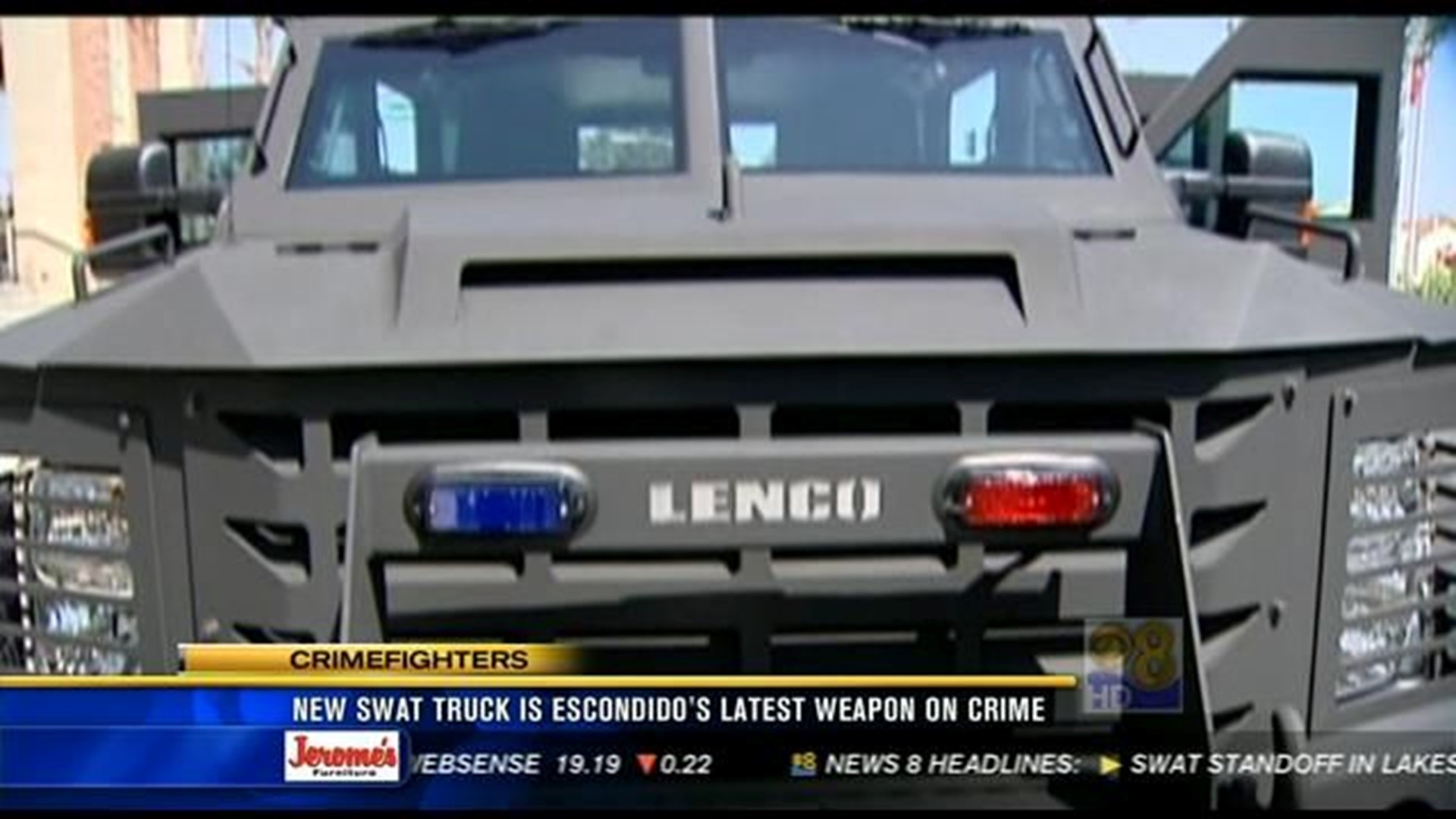 New SWAT truck is Escondido's latest weapon against crime | cbs8.com