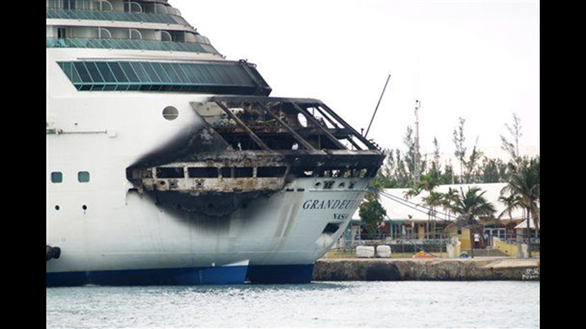 Passengers describe calm scene after cruise fire | cbs8.com