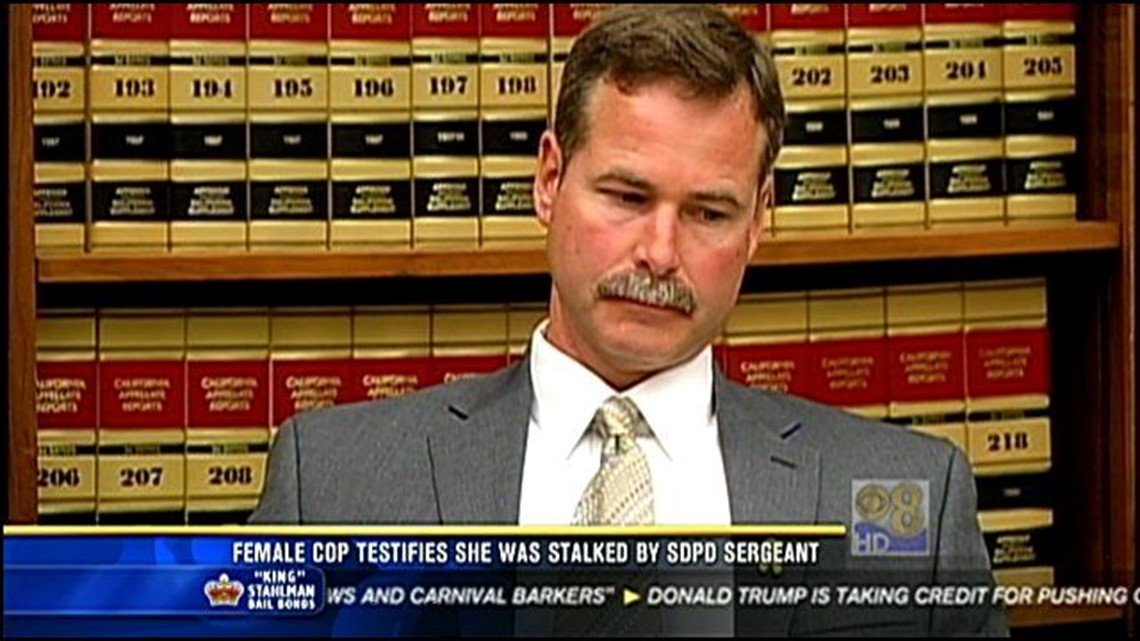 Female cop testifies she was stalked by SDPD sergeant | cbs8.com