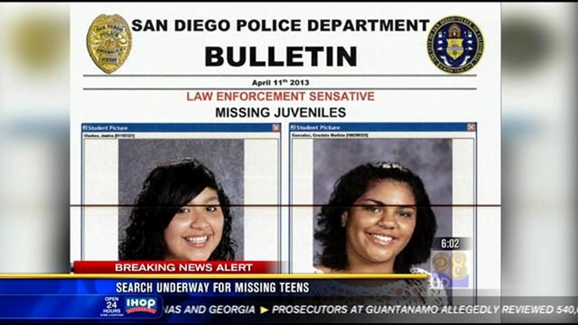 Missing teens found safe in Tijuana | cbs8.com