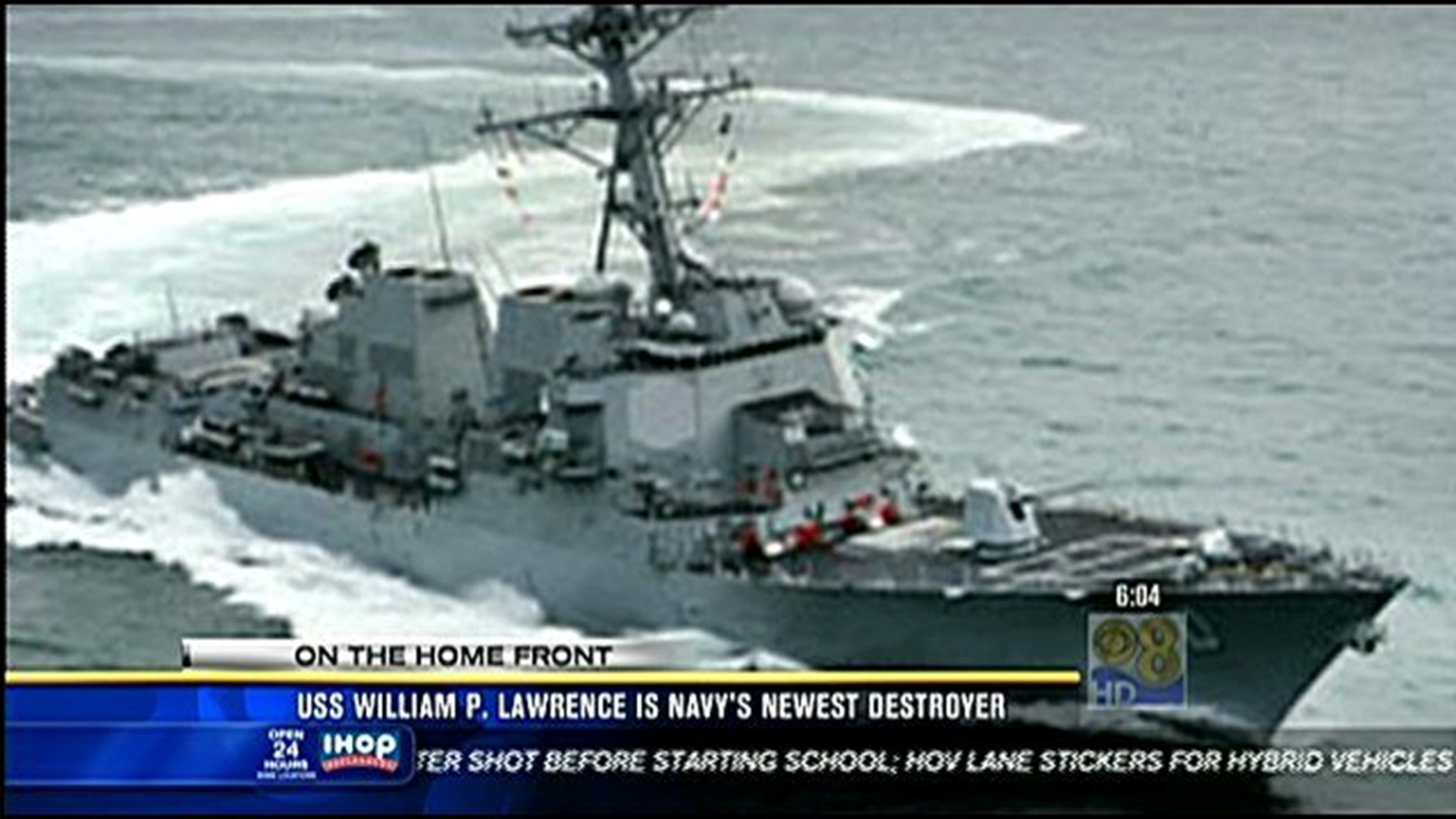 Newest Navy destroyer arrives at homeport in San Diego | cbs8.com