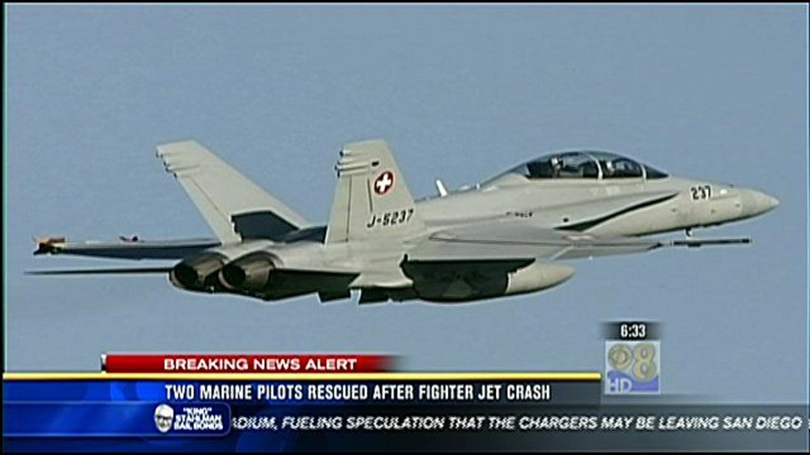 Coast Guard: Fighter jet crew rescued off Baja coast | cbs8.com