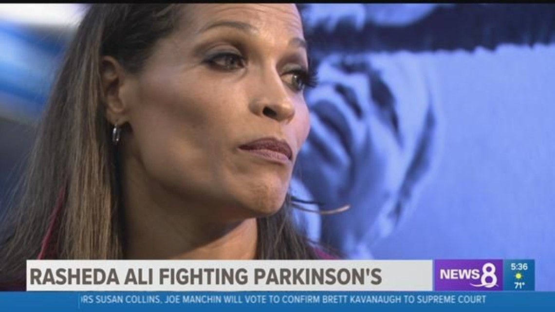 Muhammad Ali's daughter, Rasheda Ali, advocating Parkinson's awareness ...
