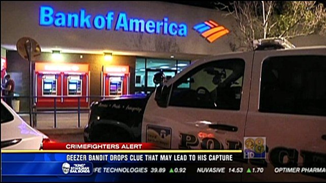 Geezer Bandit drops clue that may lead to his capture | cbs8.com