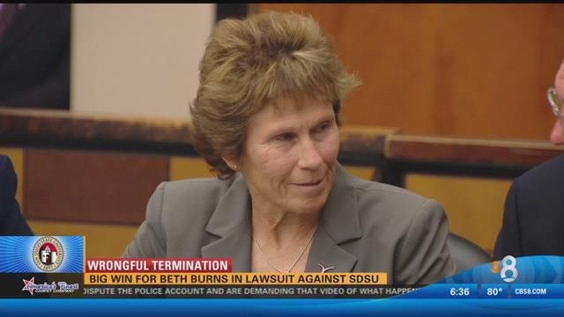 Big win for Beth Burns in lawsuit against SDSU | cbs8.com
