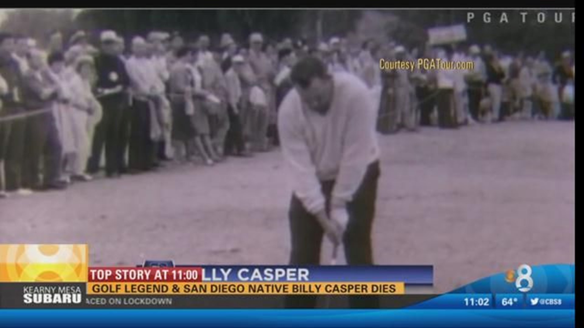 Billy Casper, prolific PGA Tour winner, dies at 83 | cbs8.com