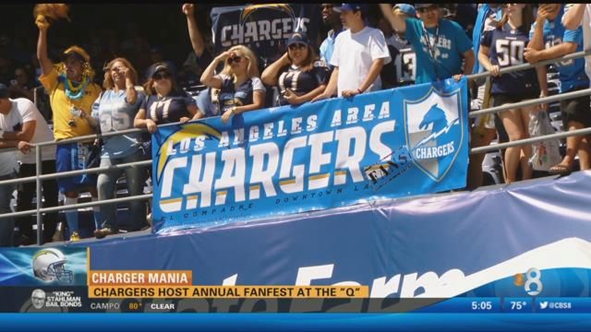 Chargers host Annual Fanfest at Qualcomm Stadium | cbs8.com