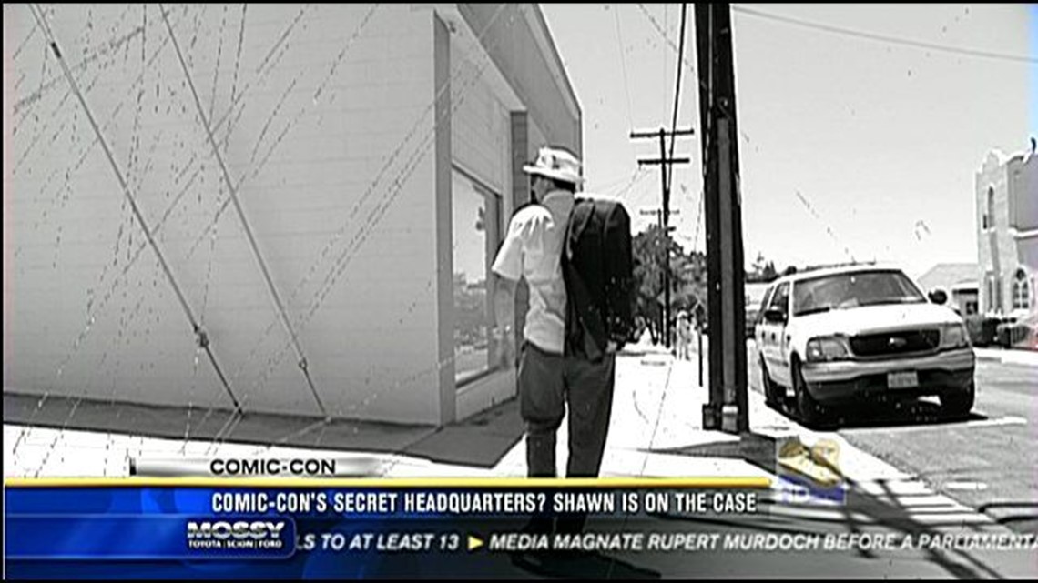 Comic-Con's secret headquarters? News 8's Shawn Styles is on the case ...