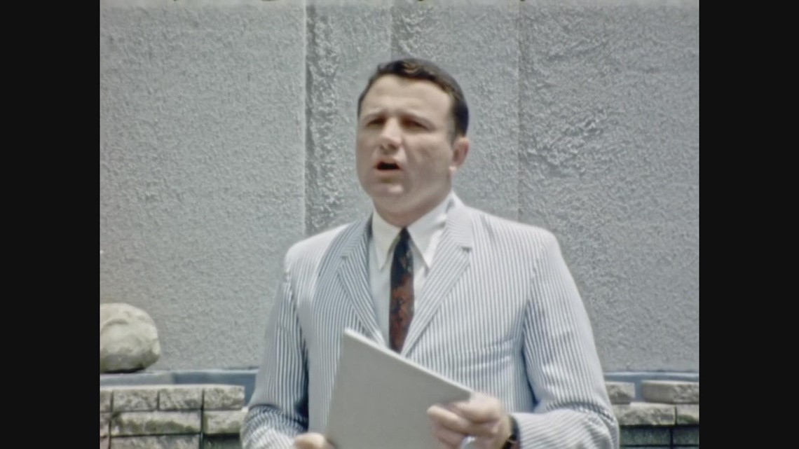 Phil Swing Memorial Fountain dedication 1967 | cbs8.com