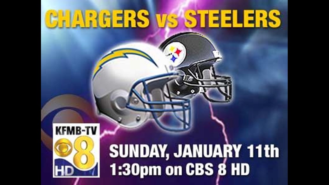 Chargers vs. Steelers Broadcast Information | cbs8.com