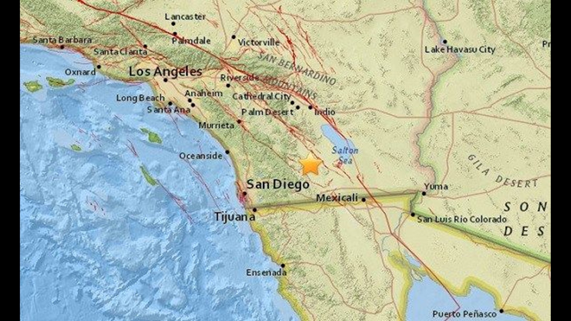 USGS rescinds report of 3.1 earthquake near Ocotillo Wells | cbs8.com