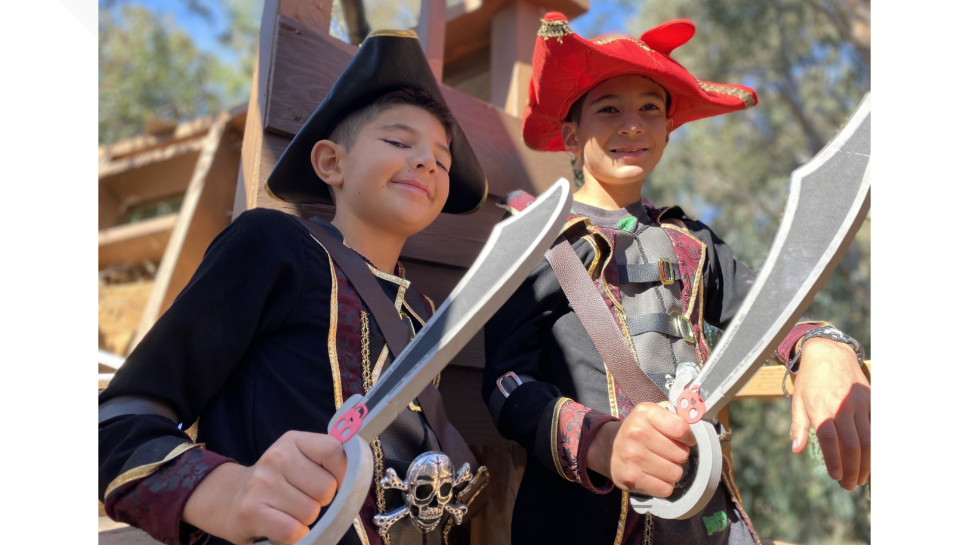 Oceanside father, sons construct a 3-level pirate ship in a tree | cbs8.com