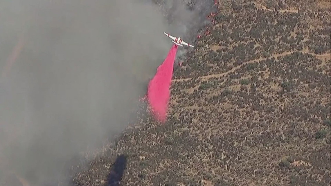 BorderFire in Southeast San Diego County | Smoke, flames | cbs8.com