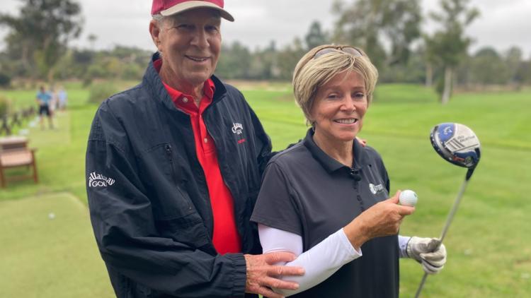 74-year old legally 'Blind Golfer' wins world team championship | cbs8.com