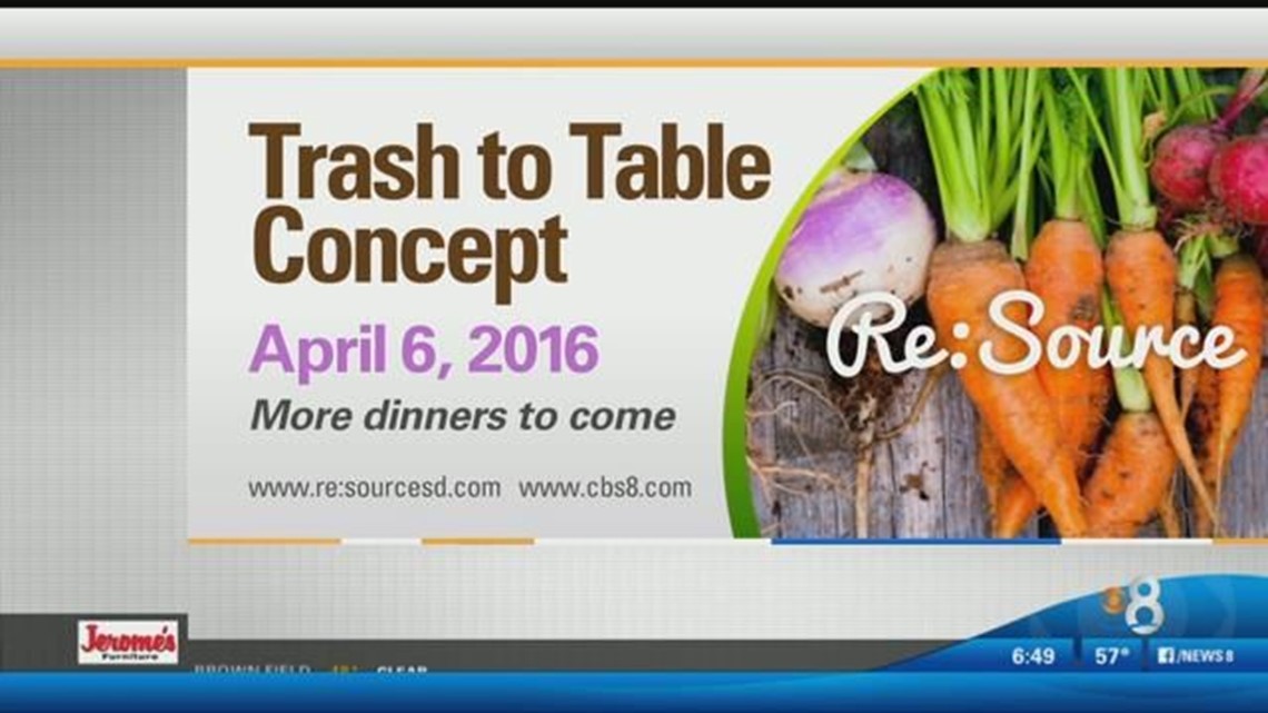 Pop up dinners take trash and turn it into dinner | cbs8.com