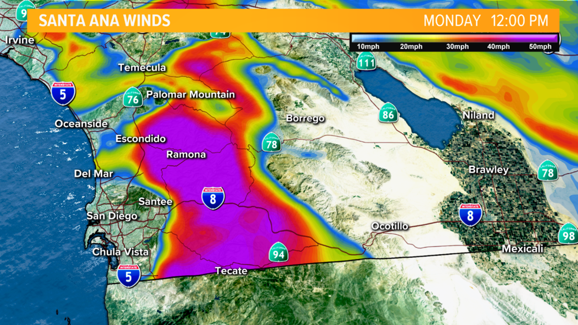 San Diego firefighters on high alert due to Santa Ana winds | cbs8.com