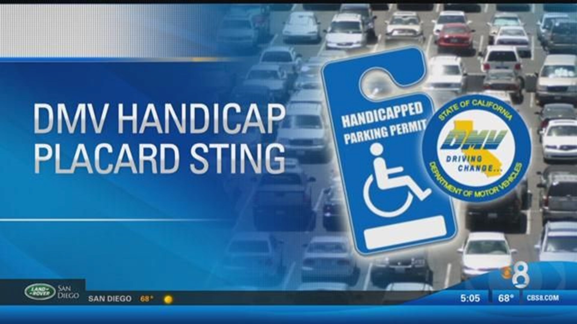 DMV Sting: Disabled parking cheats caught in the act | cbs8.com