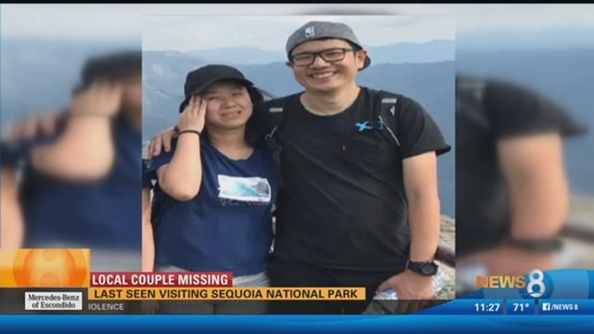 Local couple missing, last seen visiting Sequoia National Park | cbs8.com
