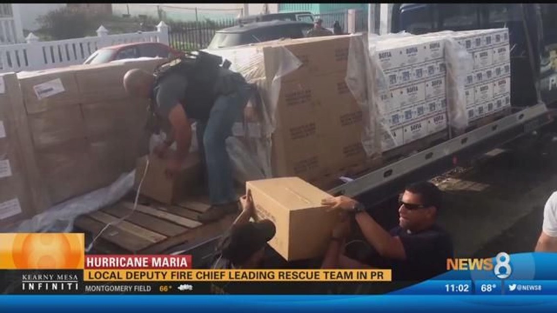 Hurricane Maria: Local deputy fire chief leading rescue team in Puerto ...